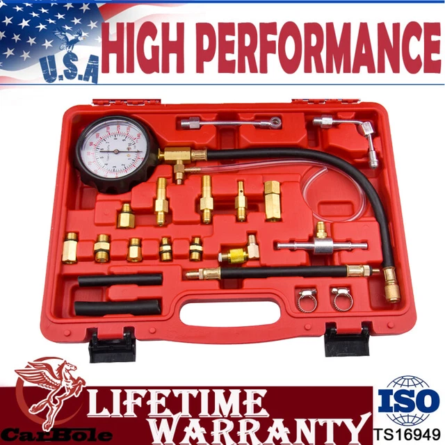 FUEL INJECTION PUMP Pressure Test Tester Gauge assembly Diesel gasoline ...