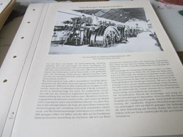 NÜRNBERG DOKU 6037 Das Städtische Elektrizitätswerk ab 1896 EUR 5,90 ...
