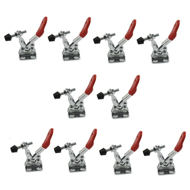 27KG/ 60LBS CAPACITY Heavy Duty Clamping Lock Toggle Clamp 10Pack ...