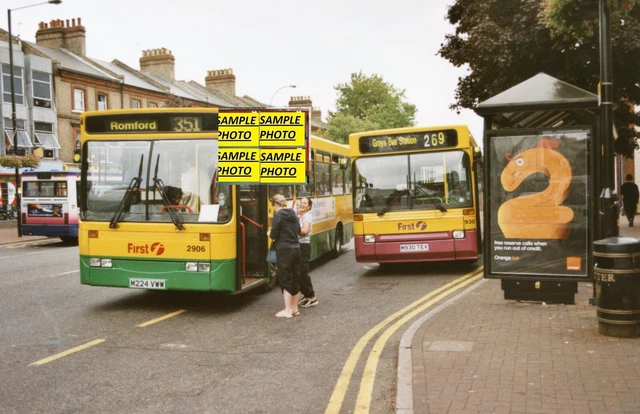 FIRST EASTERN NATIONAL Colour Bus Photograph-M224 VWW Route 351 £1.00 ...