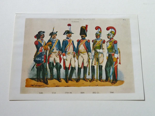 TRADITION UNIFORMS OF the French Army: Cuirassiers 1680-1840 EUR 6,11 ...