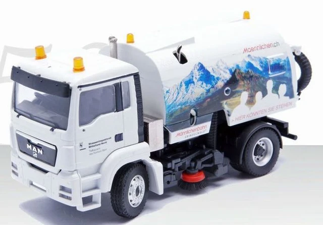 CONRAD, MAN TGS Balayeuse de route "MANNLICHEN", échelle 1/50, CON71212 ...