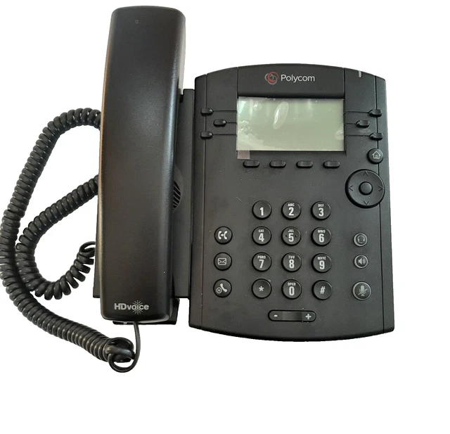 SYSTÈME TÉLÉPHONIQUE POE Polycom VVX 311 filaire média professionnel 6 lignes sans bloc d ...