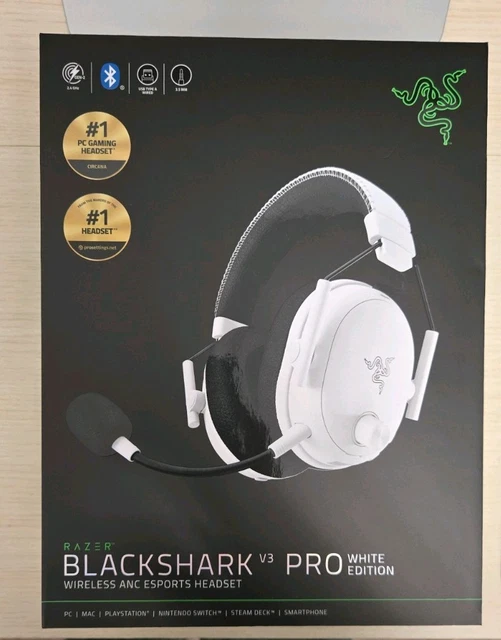 RAZER BLACKSHARK V3 Pro Wireless Gaming Headset White £208.68 - PicClick UK