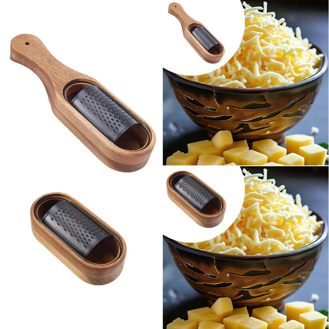 CHEESE GRATER CHEESE Shredder Versatile Kitchen Utensil Rustic Brown ...