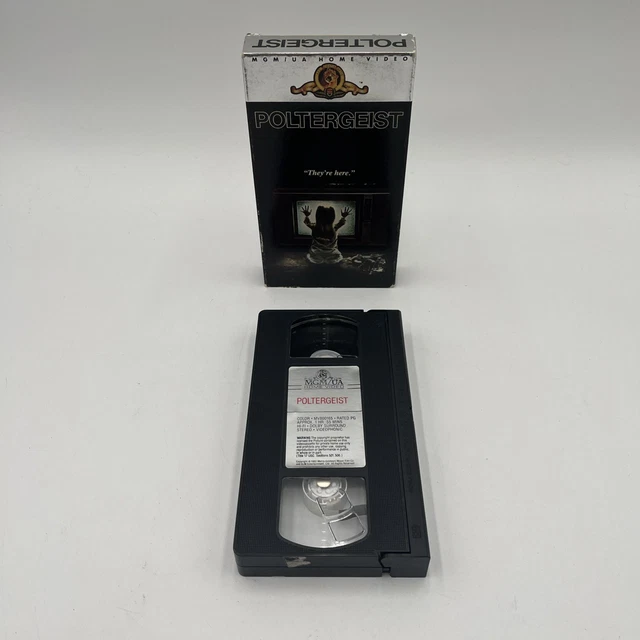 POLTERGEIST VHS MOVIE Tape 1982 Dolby Surround MGM/UA Free Shipping £24 ...