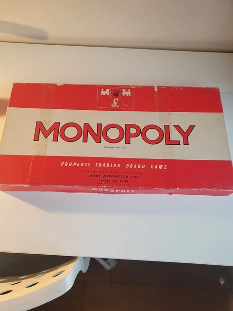 WADDINGTONS ORIGINAL MONOPOLY Board Game Vintage 1972 Complete. £5.00 ...