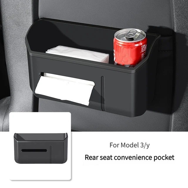 TISSUE BOX CLUTTER Storage for Model Y Model 3 2022 2023 V2J1 $32.99 ...
