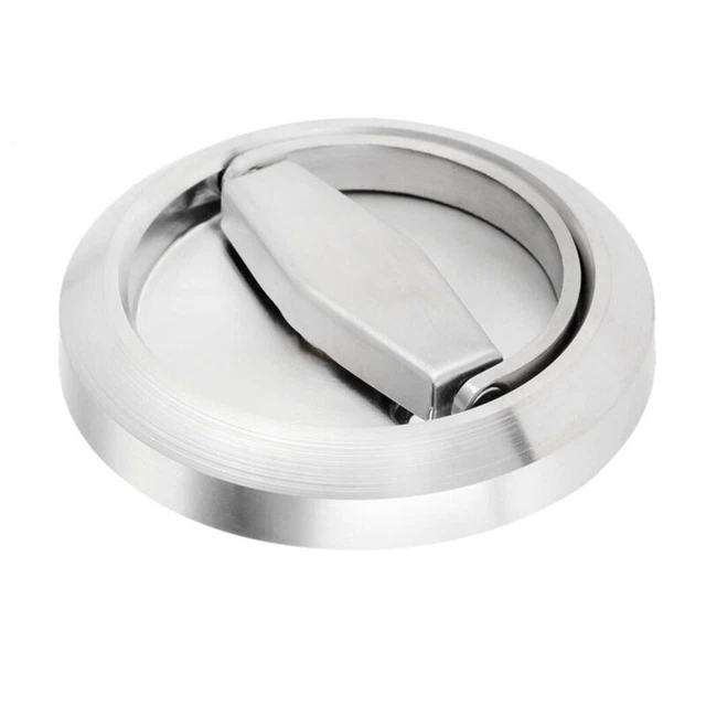 INVISIBLE RECESSED CUP Ring Handle for Elegant Cabinet and Closet Doors ...