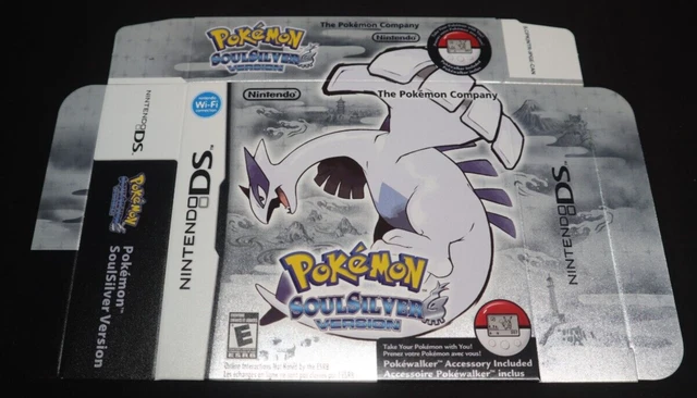 POKÉMON: SOULSILVER VERSION NEVER CONSTRUCTED Canadian Box Authentic ...