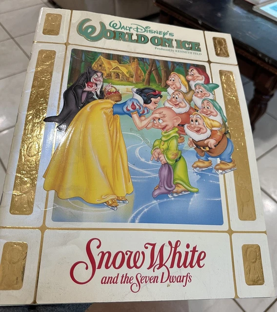 WALT DISNEY'S WORLD on Ice "Snow White and the Seven Dwarfs" Program ...