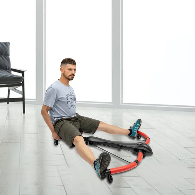 ABDOMINAL EXERCISE MACHINE Rowing Trainer Fitness Body Gym Equipment ...