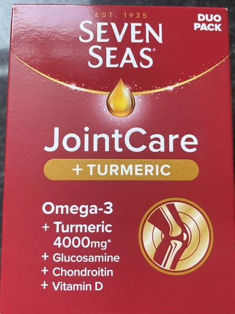 SEVEN SEAS JOINT Care + Turmeric Omega 3 4000 MG £12.99 - PicClick UK