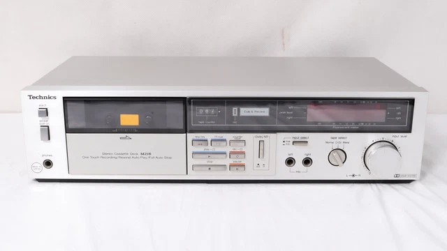 TECHNICS M216 STEREO Cassette Deck. £29.95 - PicClick UK
