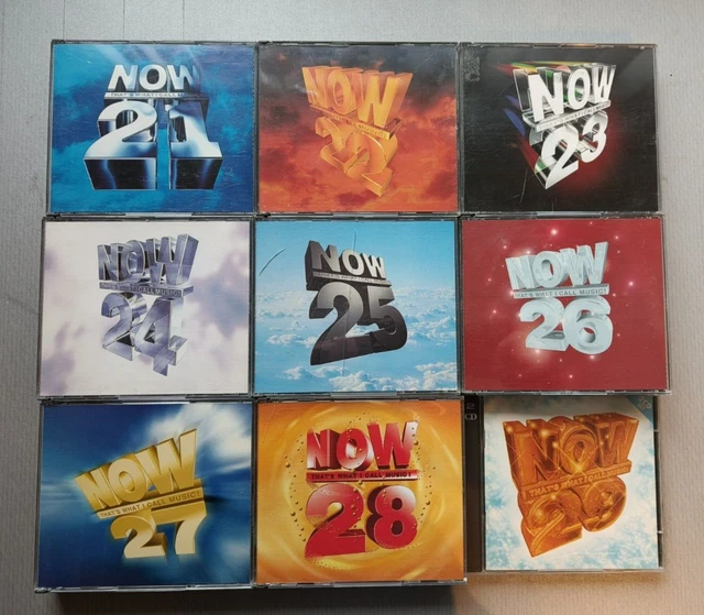 NOW THAT'S WHAT I Call Music CD bundle, 21 - 29, (9 x Double CDs) £29. ...
