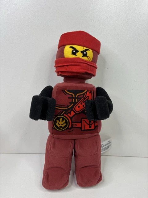 OFFICIAL LEGO KAI Ninjago Plush Soft Cuddly Toy Red Ninja Figure 13” £ ...