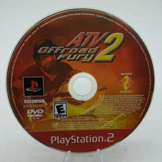 ATV OFFROAD FURY 2 Greatest Hits PS2 Sony PlayStation 2 Disc Only ...