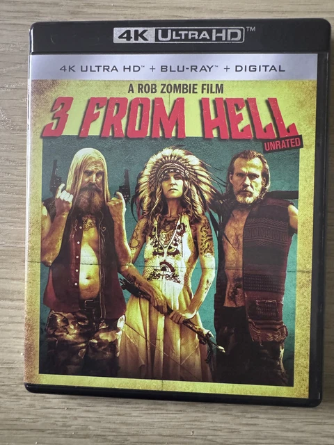 3 FROM HELL Usa 4K Uhd 2 Disc Blu Ray Mint Condition Rob Zombie £18.00 ...