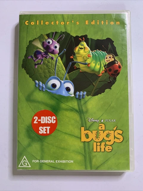 A BUG'S LIFE Collector's Edition (DVD, 1998) 2-Disc Disney Pixar Film ...