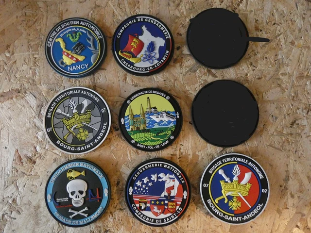(5) ECUSSON RONDACHE collection PVC 3D GENDARMERIE vendus à l'unité EUR 15,00 - PicClick FR