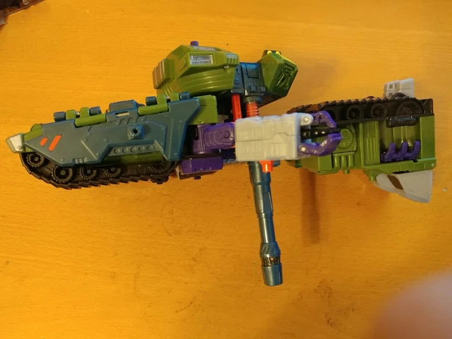 TRANSFORMERS DECEPTICON LEADER Gigatron Ultra Class Megatron Green Tank ...