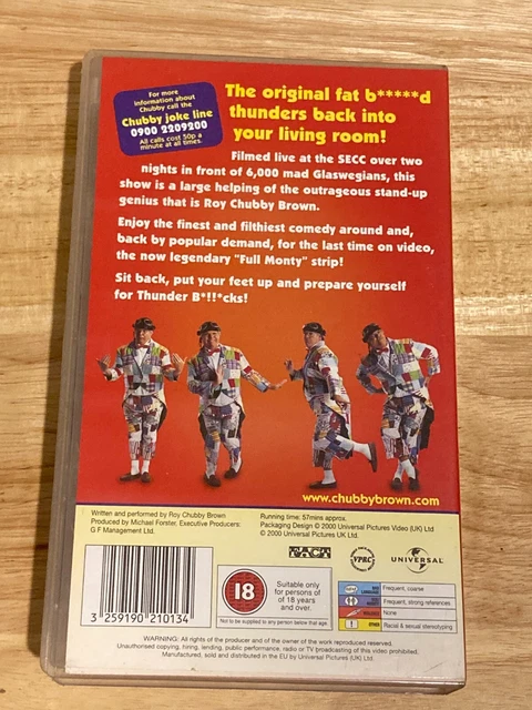 ROY CHUBBY BROWN Thunder B*!!*cks VHS Video Tape £3.99 - PicClick UK