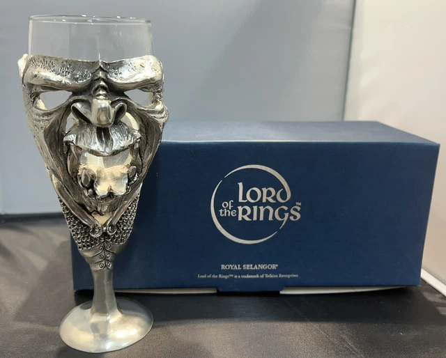 ROYAL SELANGOR - Lord of the Rings - Orc - Pewter Wine Glass £45.00 ...