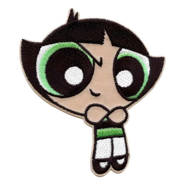 POWERPUFF GIRLS BUTTERCUP Patch Cartoon Network Animation Embroidered ...