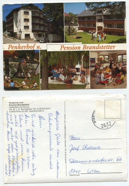 07840 - PENK - Penkerhof und Pension Brandstetter - alte Ansichtskarte ...