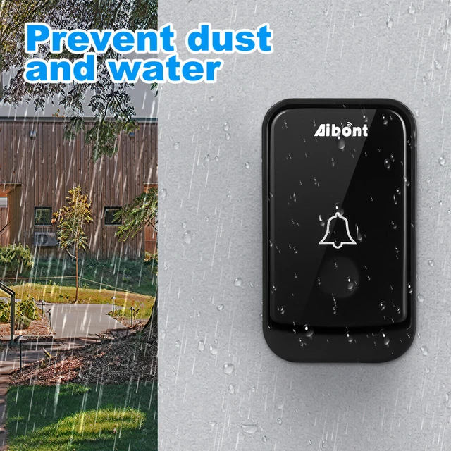12V 23A WIRELESS Door Bell IP44 Waterproof Doorbell 200M Long Range ...