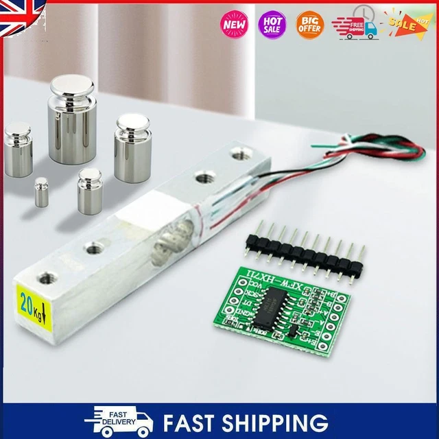 HX711 WEIGHT SENSOR Module 20KG Load Cell for Microcontroller (HX711 ...