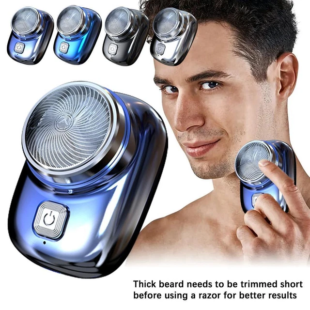 PORTABLE MINI SHAVE Electric Shaver Pocket Electric Beard Razor USB ...