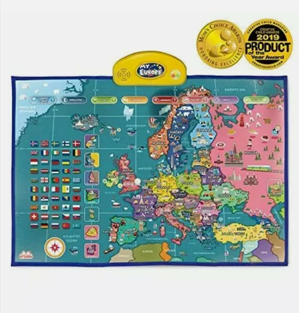 I Poster Interactive Map BEST LEARNING I-Poster My USA Interactive Map ...