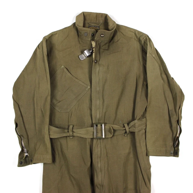 US ARMY AIR Forces Air Corps Flight Flying Suit Type A-4 Size 38 Pilot ...