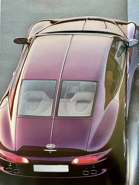 BUGATTI '80 MODELS EB110 EB110s EB112 booklet £174.31 - PicClick UK