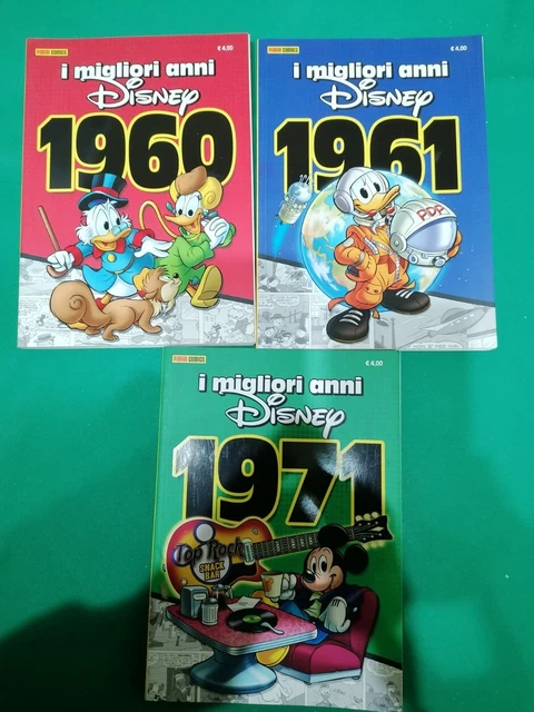 LOTTO 3 NN. I Migliori Anni Disney 1960-1961-1971 Panini Comics EUR 9,00 - PicClick IT