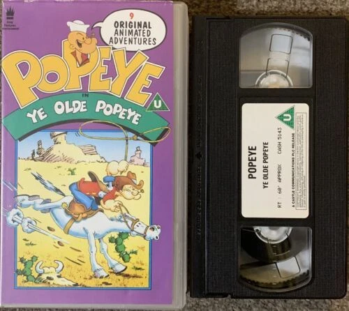 Popeye In Ye Old Popeye Animated Vhs Video Eur 8 02 Picclick It