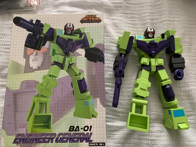 TRANSFORMERS DEVASTATOR MASTERPIECE BA-01 Engineer General £90.00 ...