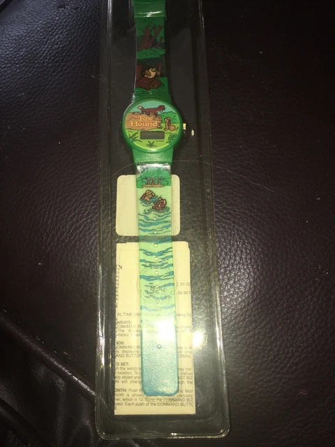 VINTAGE DISNEY FOX and the Hound Digital Watch Original Packaging-BRAND ...