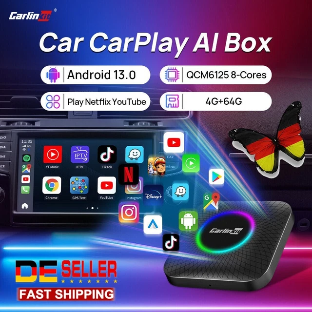 Carlinkit T Box Plus Wireless Carplay Adapter Android 13 Carplay
