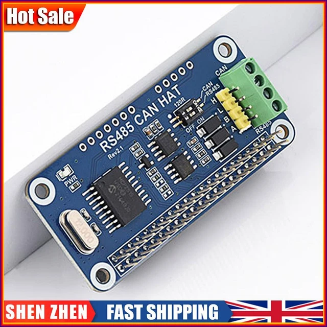 RS485 CAN HAT RS485 SPI CAN Bus Module for Raspberry Pi Series Boards £ ...