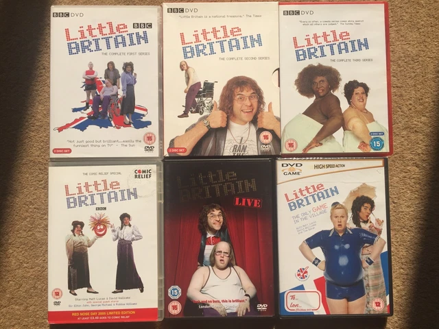 LITTLE BRITAIN (DVD) Complete Series 1-3, Live, Comic Relief & DVD Game ...