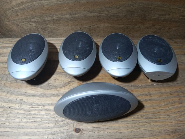 KEF UNI-Q SATELLITE Speakers 4xHTS1001 1xHTC1001 SurroundTheatre Stereo ...