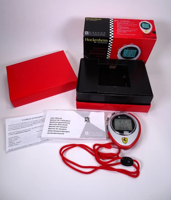 OREGON SCIENTIFIC HOCKENHEIM 500 Lap Memory Stopwatch Timer Pacer Alarm ...