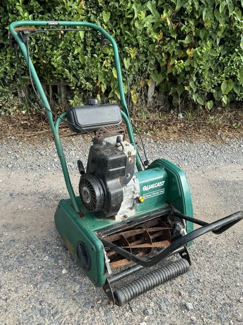 QUALCAST CLASSIC 35S petrol lawn mower £0.99 - PicClick UK