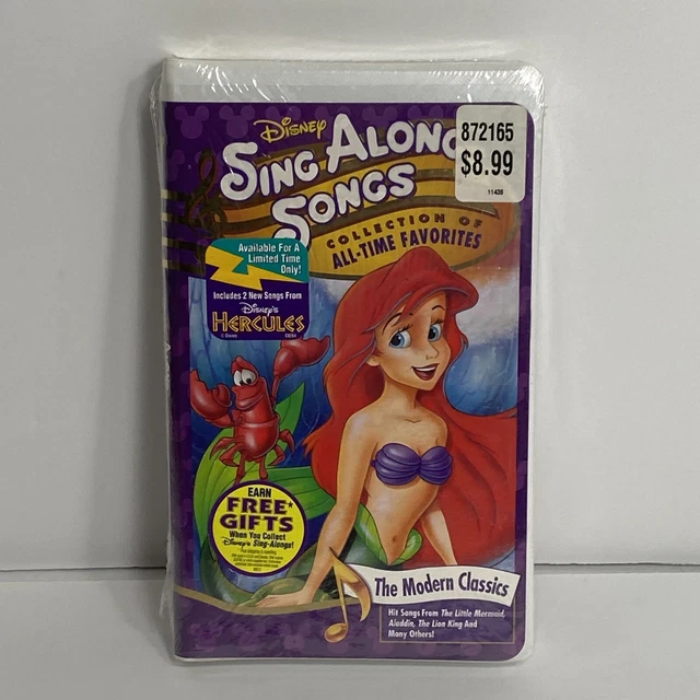 DISNEY SING ALONG SONGS The Modern Classics VHS Clamshell Case NEW ...