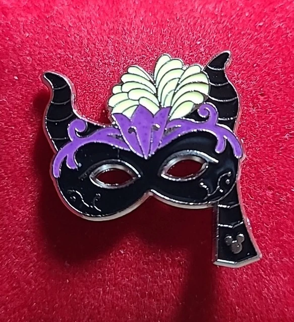 DISNEY TRADING PIN, Hidden Mickey, Villains, Maleficent, Masquerade ...