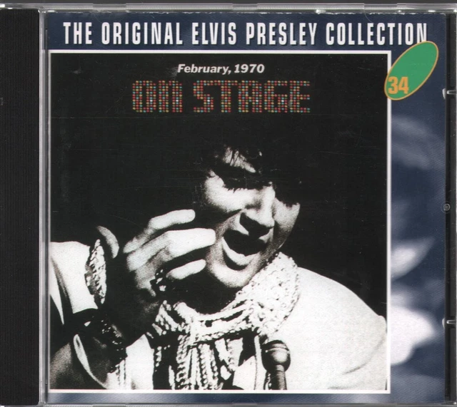 ELVIS PRESLEY ON Stage CD Europe Rca 1996 The Original Elvis Presley ...