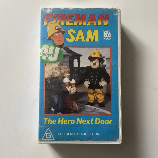 FIREMAN SAM THE Hero Next Door (4 Episodes) - Vhs 1991 ABC 4 Kids £11. ...