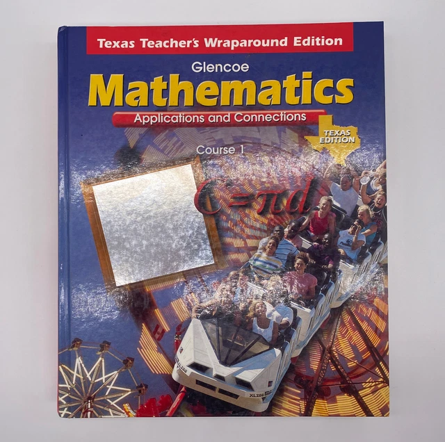GLENCOE MATHEMATICS APPLICATIONS and Connections Course 1 Textbook ...